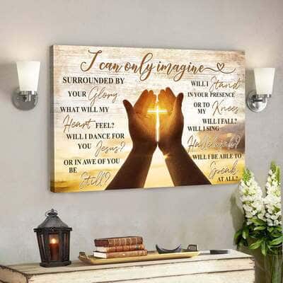 Bible Verse I Can Only Imagine Jesus Scripture Printed Poster - PODRoyal