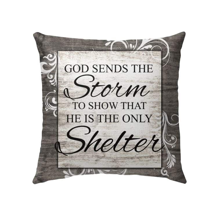 God Sends The Storm To Show That He Is The Only Shelter Christian ...