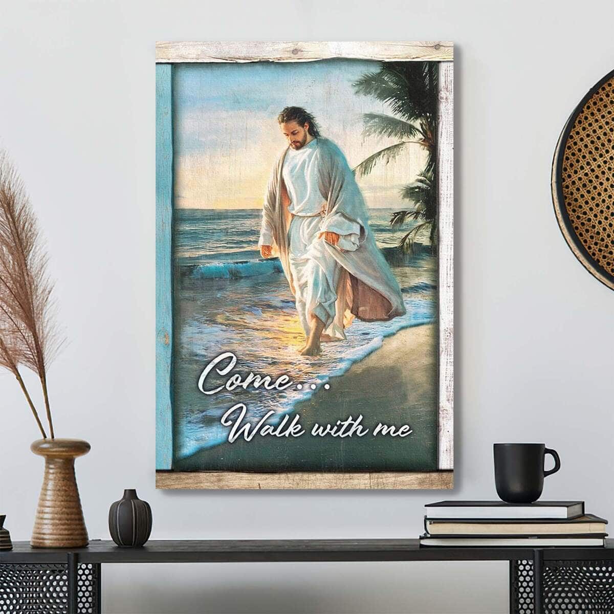 Christian Jesus Waiting For You In Heaven Bible Verse Canvas Print ...