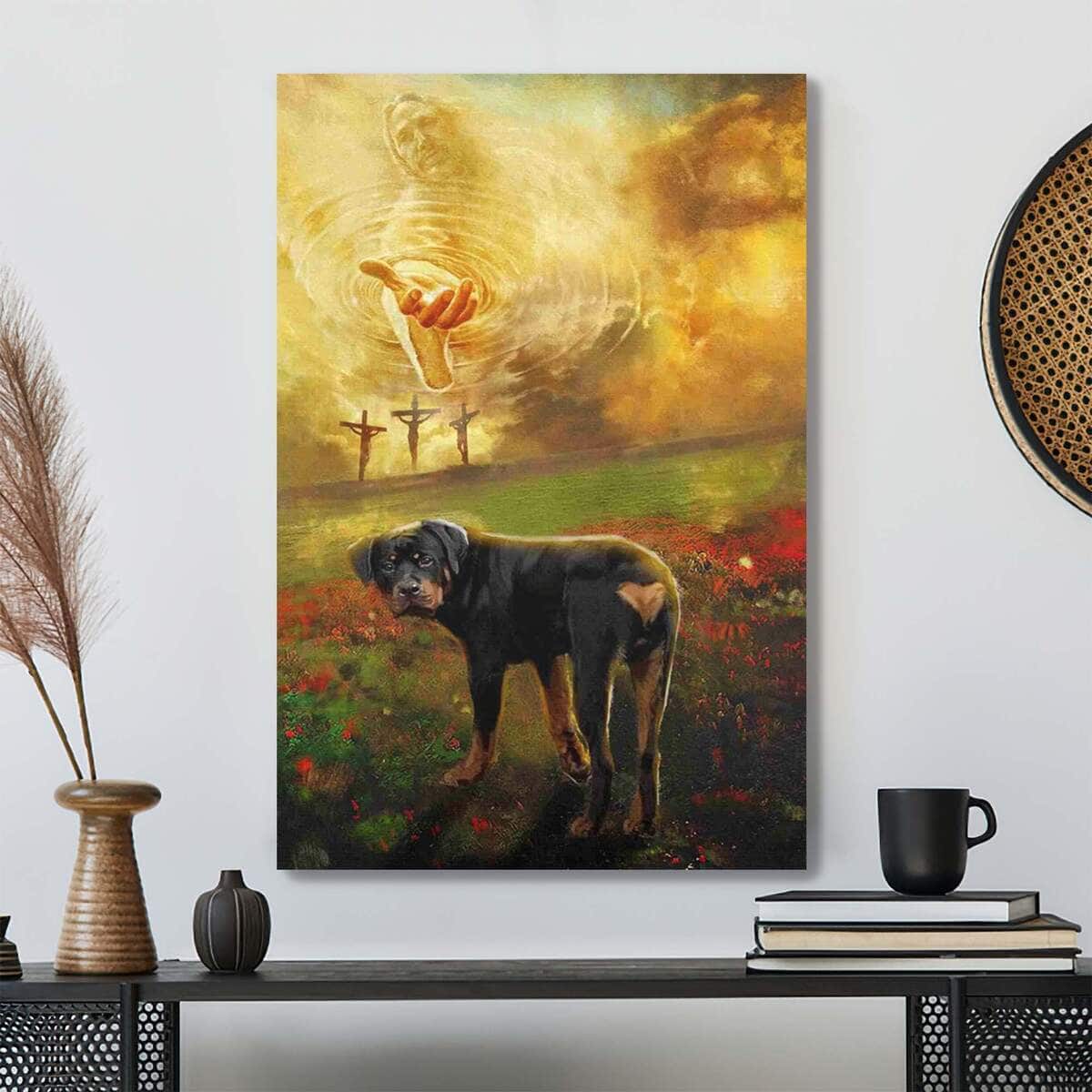 Christian Jesus And Rottweiler To The Beautiful World Bible Verse ...