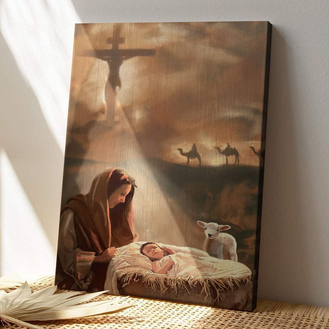 Christian Jesus Always With Us Bible Verse Canvas Print - PODRoyal