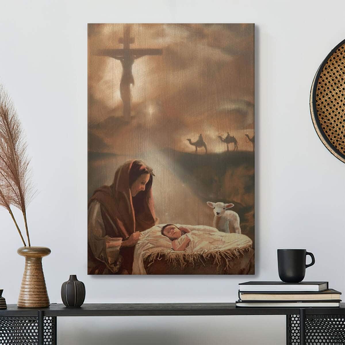 Christian Jesus Always With Us Bible Verse Canvas Print - PODRoyal