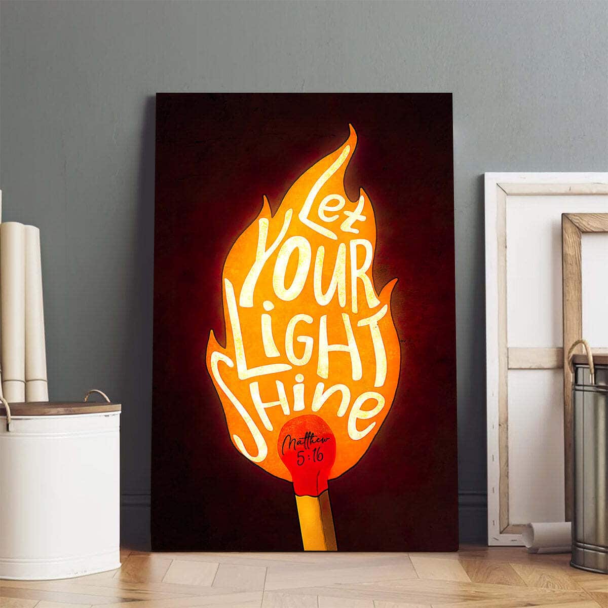 Christian Poster Print Let Your Light Shine - PODRoyal
